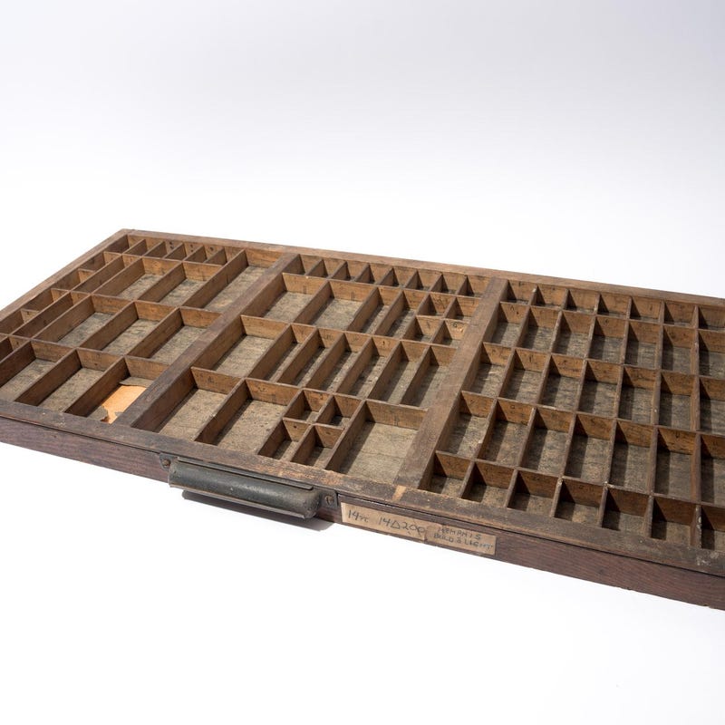 Letterpress Tray - Etsy