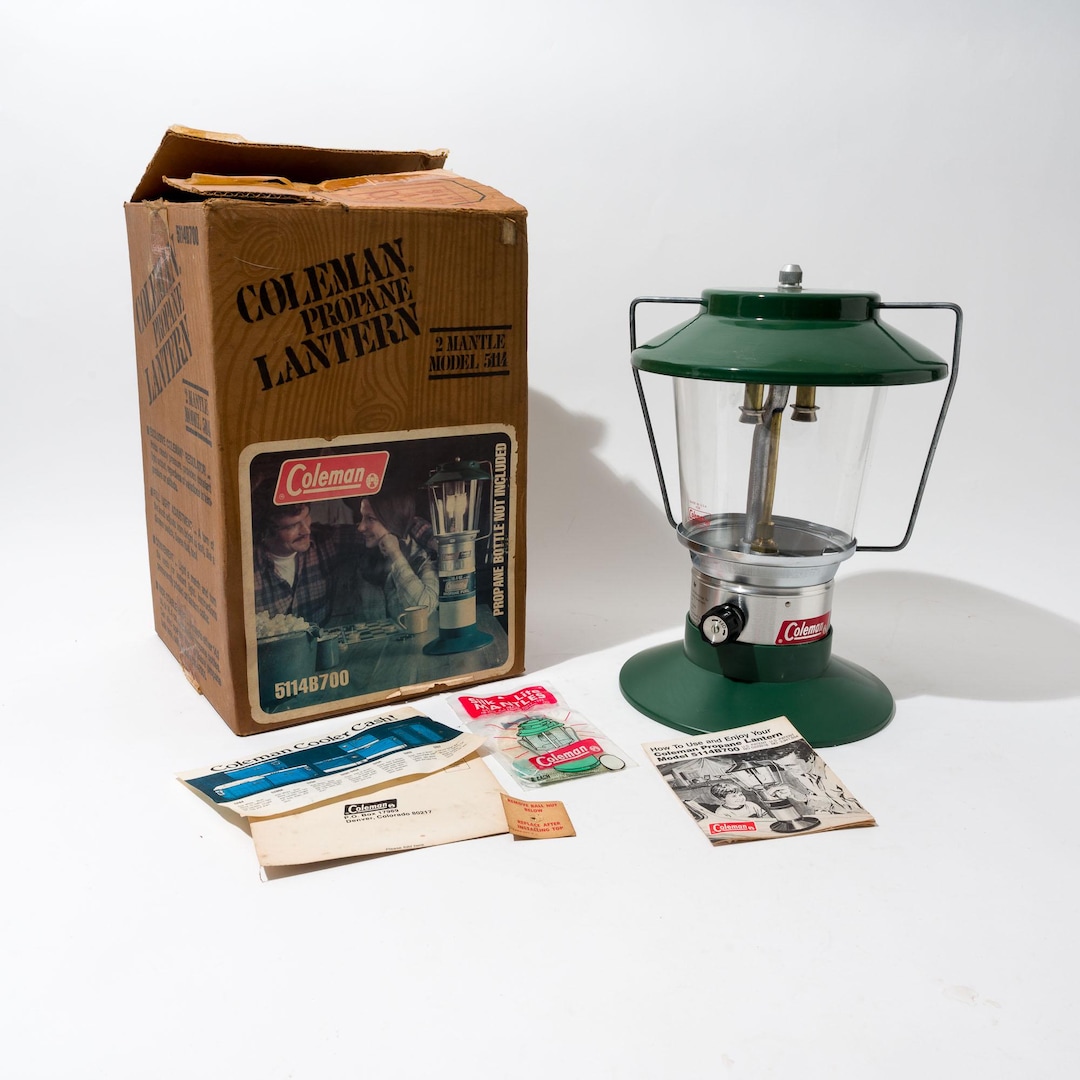 Propane Lantern, Vintage, Coleman 2 Mantle, Model 5114, 1978 - Etsy