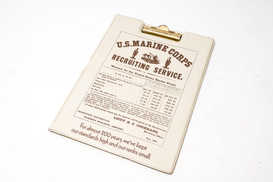 Vintage U.S. Marine Corps Recruiting Service Binder, Circa-1970s - Etsy