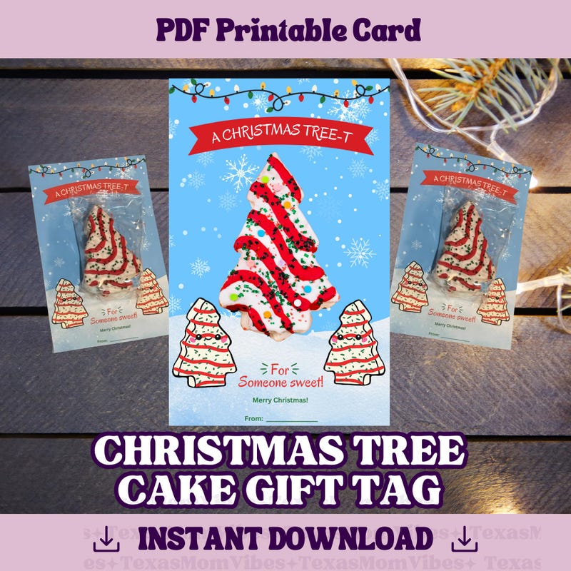 Tree Cake Bag Topper - Etsy UK