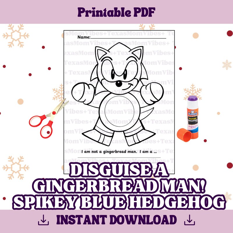 Sonic Hedgehog Turkey Disguise - Etsy