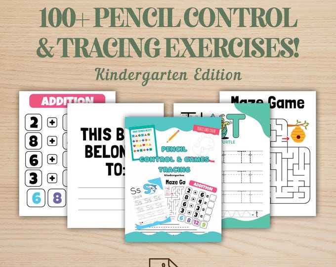 Preschool Pre-k + Kindergarten Learning Bundle | +600 Pages | Printable ...
