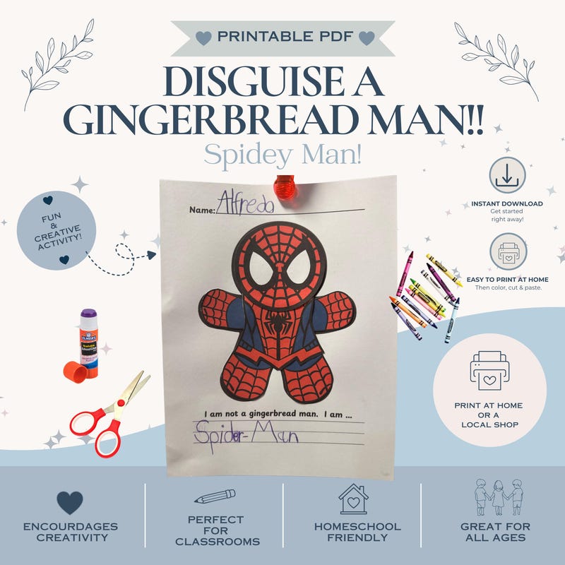 Gingerbread Spider Man - Etsy