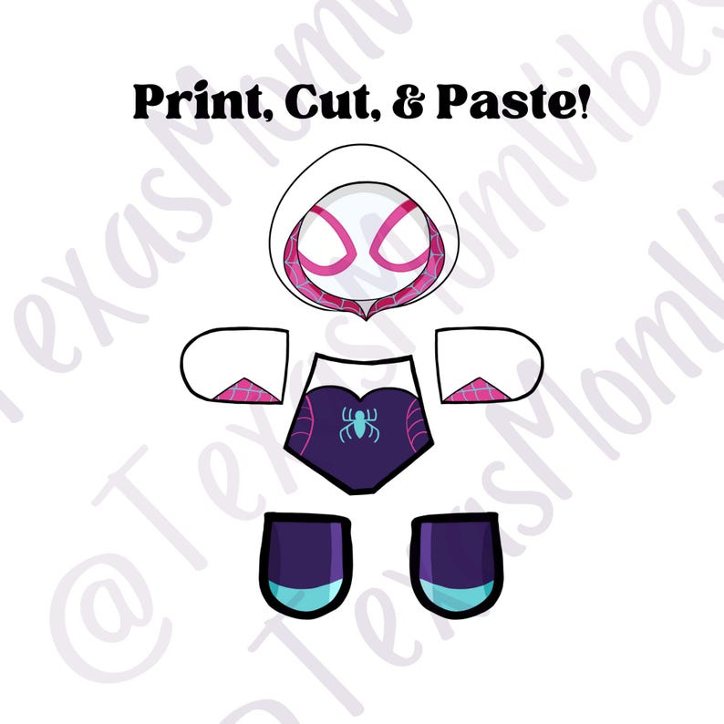 Disguise a Gingerbread Man-ghost Spider Template | Christmas Craft ...