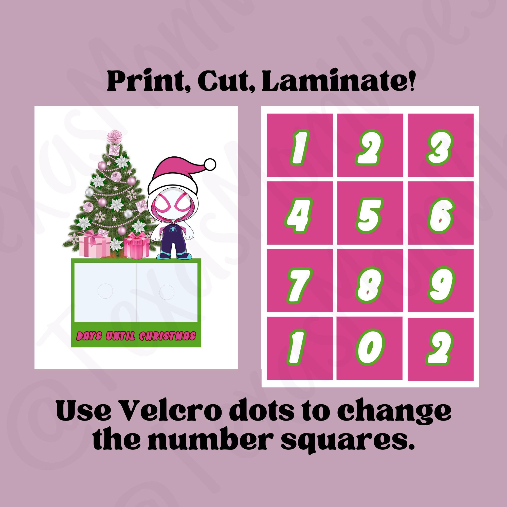 Christmas Countdown-ghost Spider | DIY Advent Calendar for Kids ...