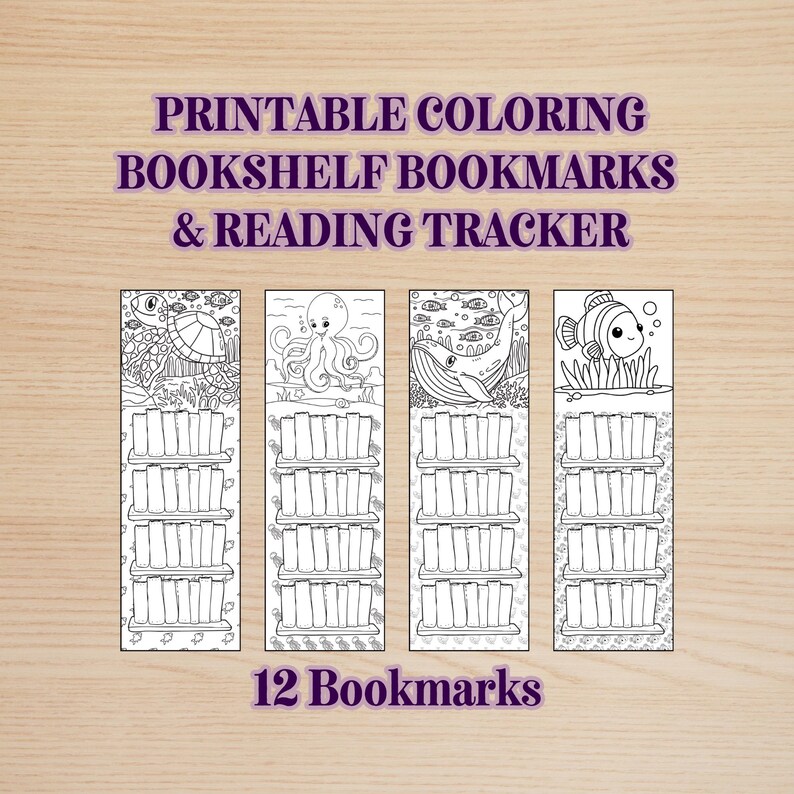 Printable Coloring Bookmarks, Bookmark Coloring Pages for Kids or ...