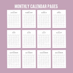 2025 Printable Bullet Journal, Bujo Template, Bullet Journal Pages ...