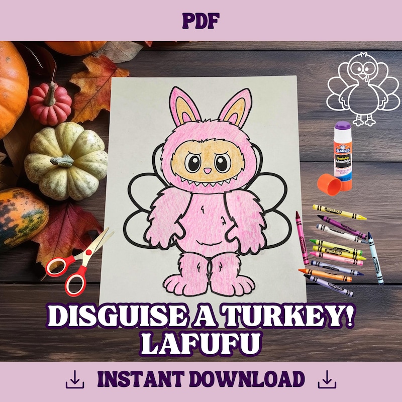 Labubu Turkey Disguise - Etsy