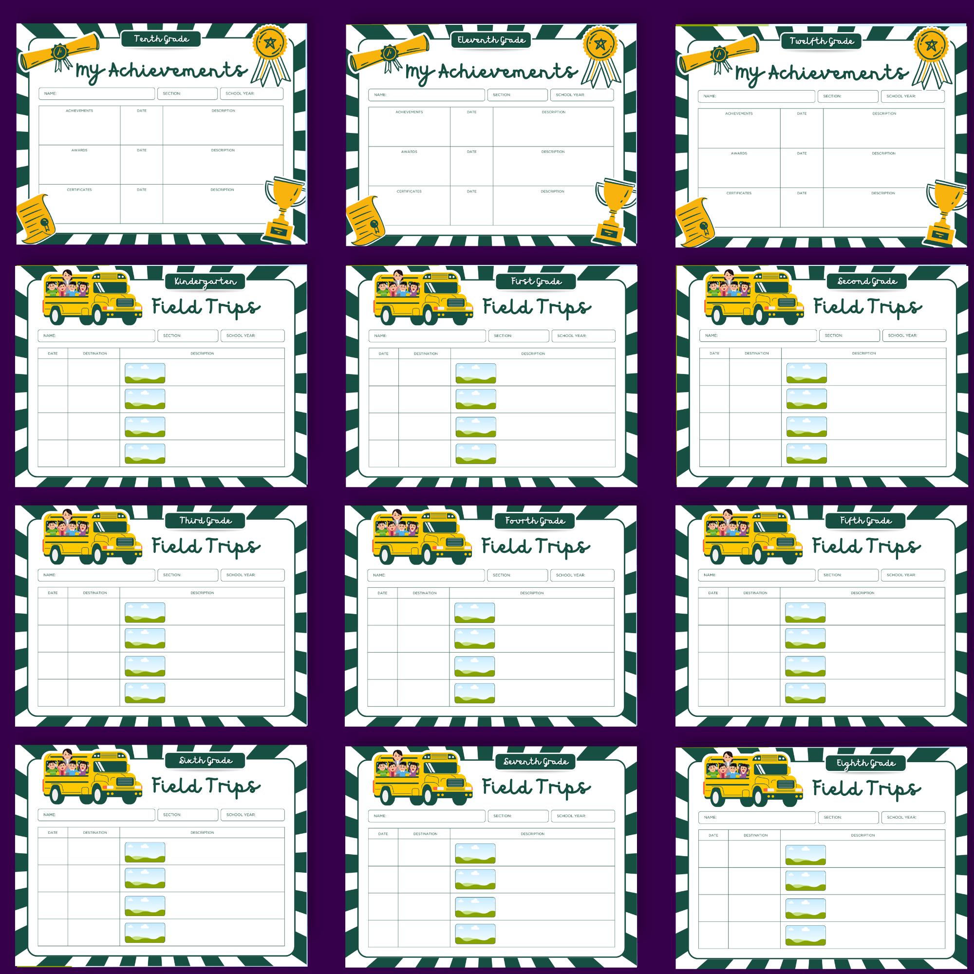 Printable School Memory Box for Kids | K-12 School Memories Journal PDF ...