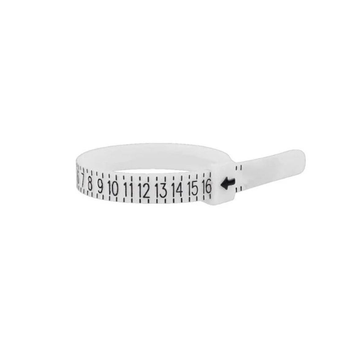 Ring Sizer - Adjustable Plastic Ring Size Finder - Whole and Half US ...