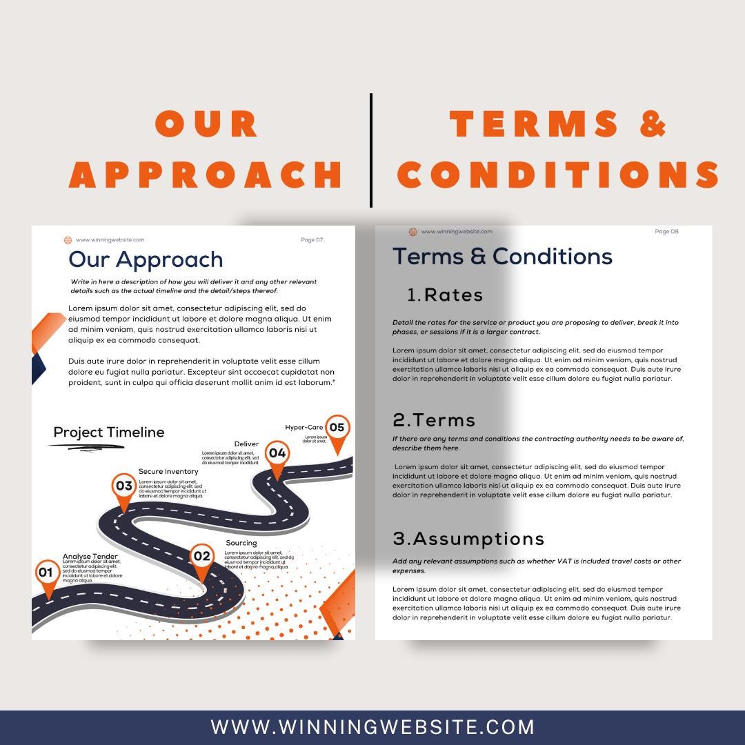 Project Proposal, Business Proposal, Contract Tender Proposal, Client ...
