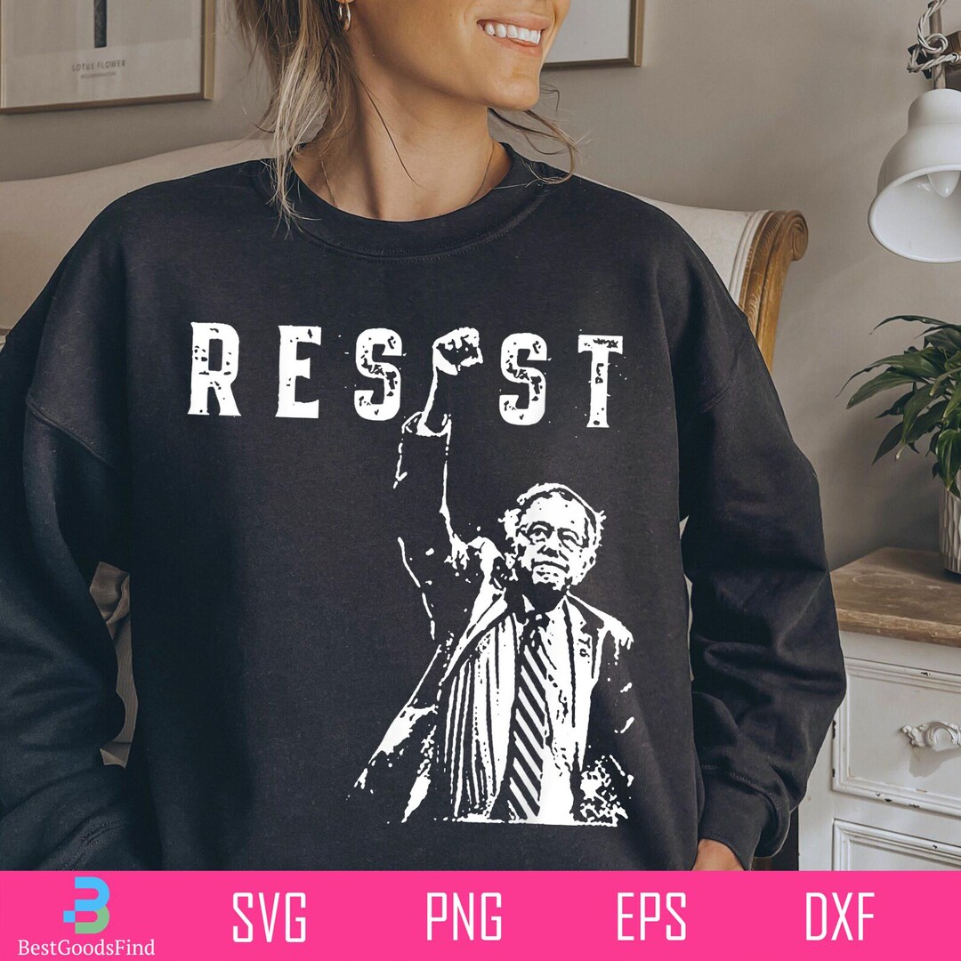 Bernie Sanders SVG PNG, Fight Oligarchy Digital Design, Political ...