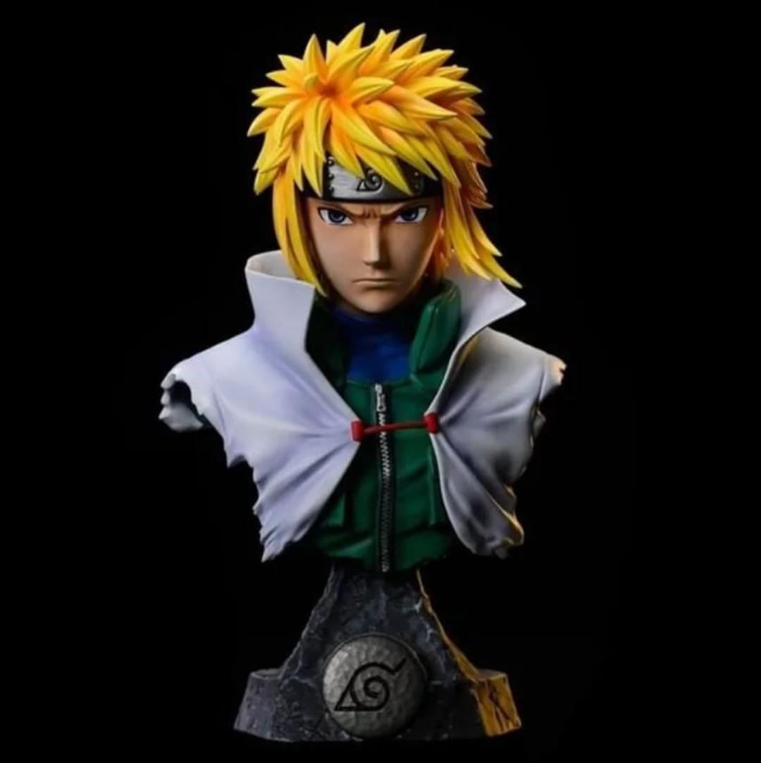Naruto Minato Bust 15cm 3D Resin Figure Painted or Unpainted Characters ...