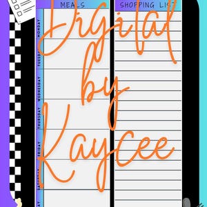 Modern 2025 Checker Print Planner, Budget Tracker, Fitness Log ...