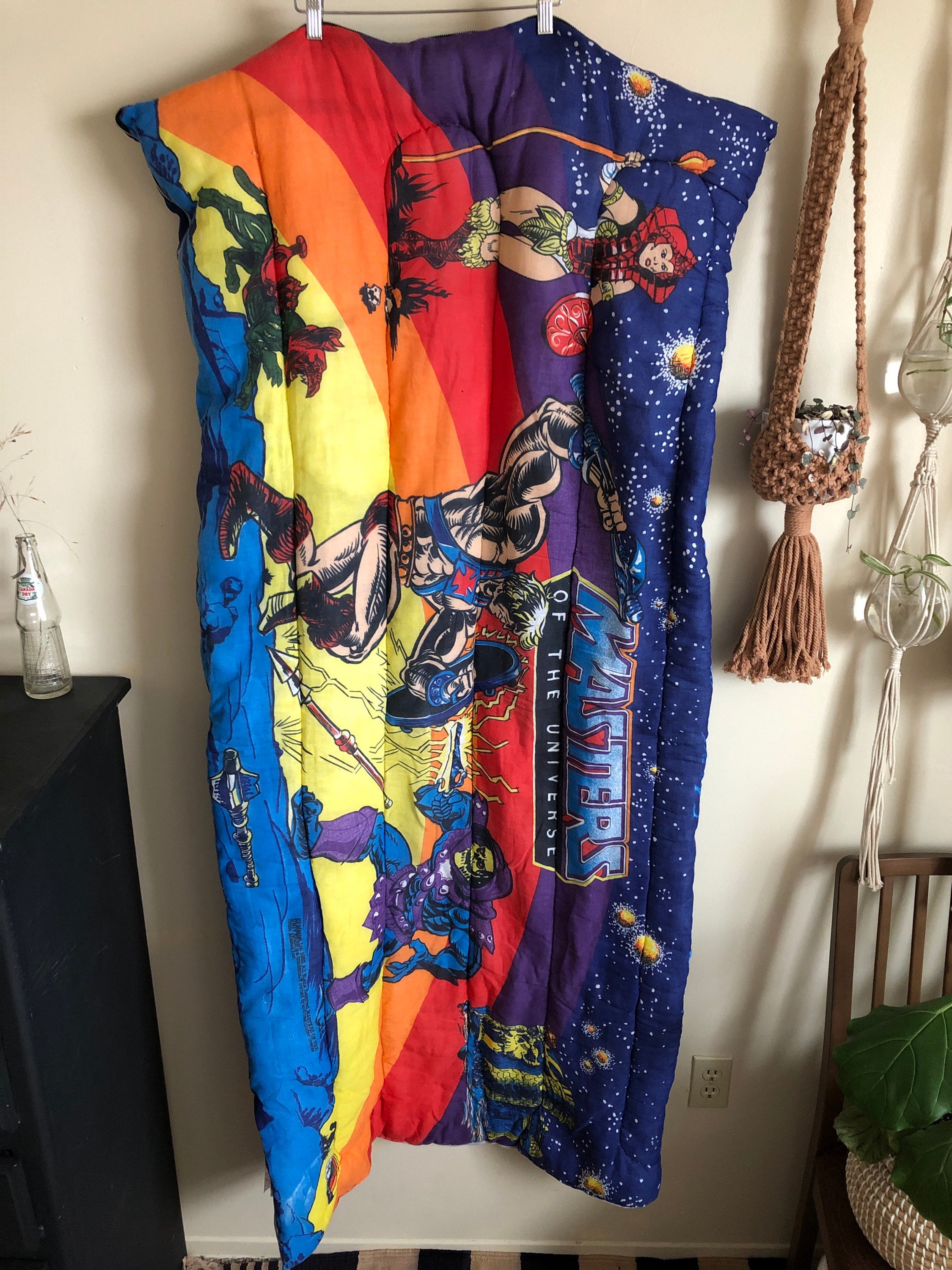 1983 He-man Masters of the Universe Vintage Sleeping Bag Mint 80s - Etsy