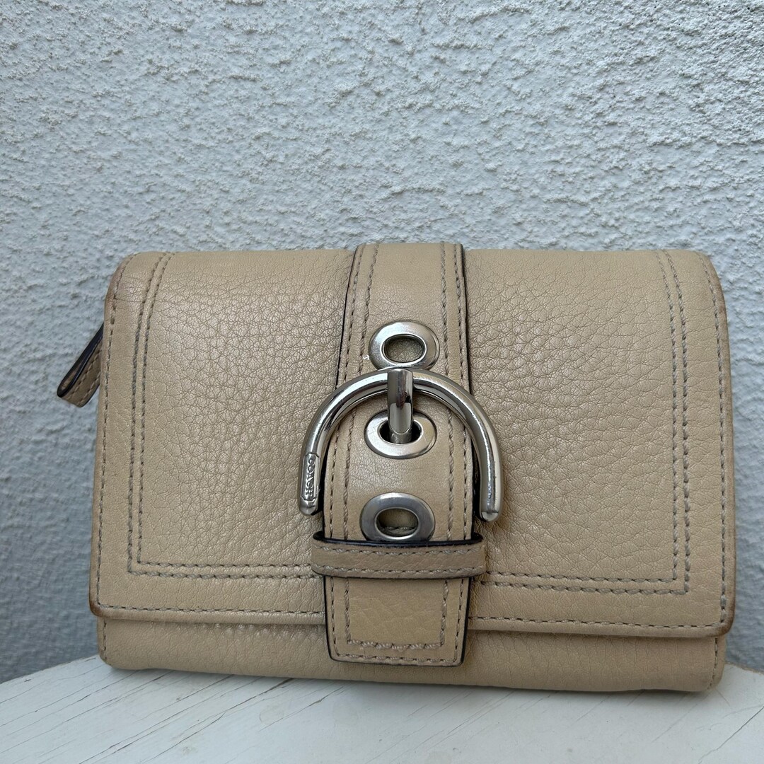 Best COACH Wallet Belt Buckle Leather - Etsy