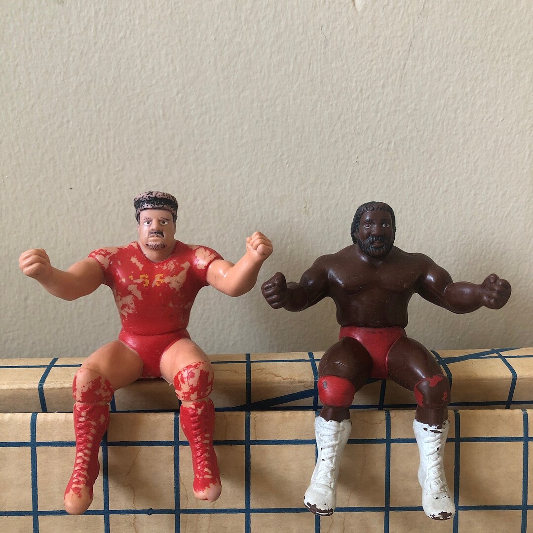 1985 Retro WWF Pair of Rubber Thumbwrestlers Titan Sports LJN - Etsy