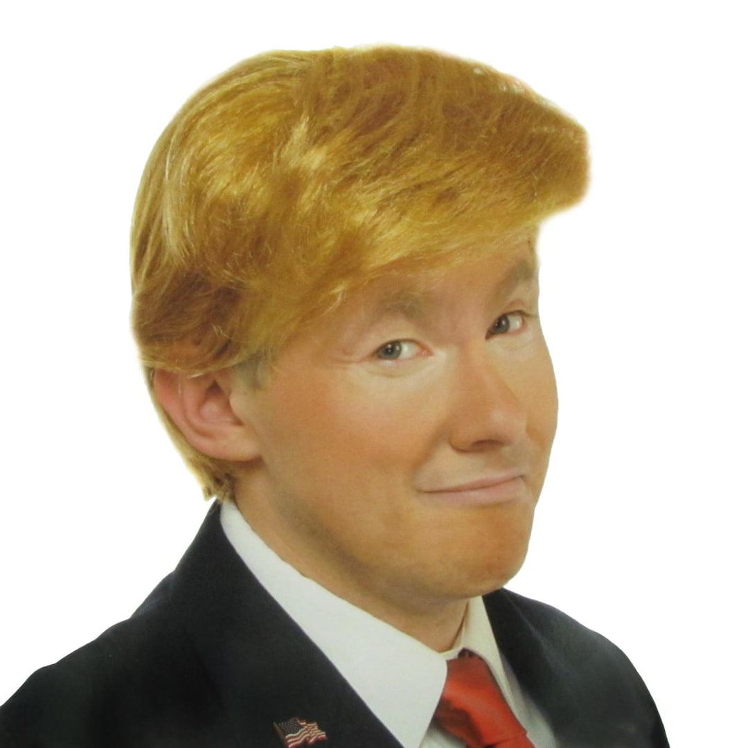 President Donald Trump Wig Fake Hair Halloween Costume Accessory POTUS ...