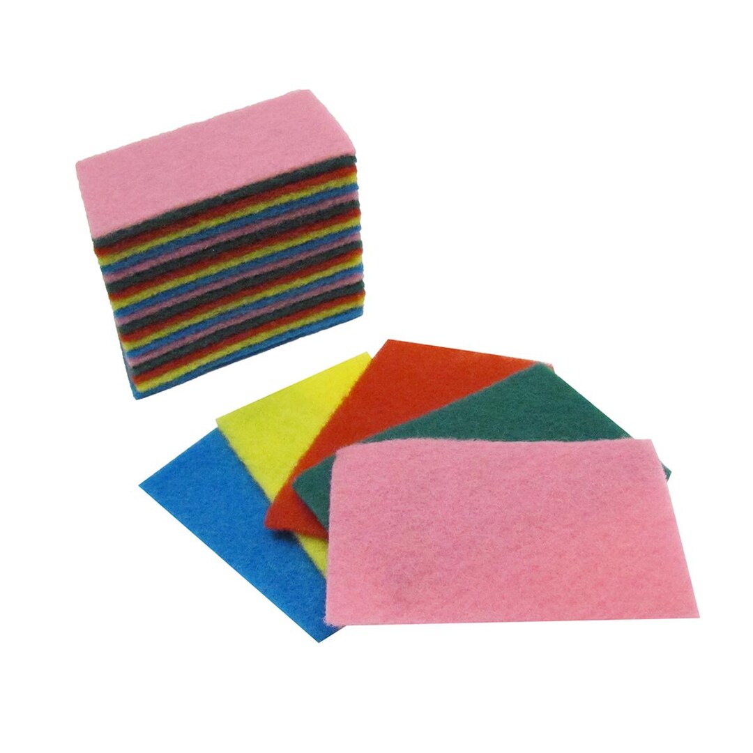 24 Pack Dish Washing Scour Pad Household Scrub Pots Pans Cleaning ...