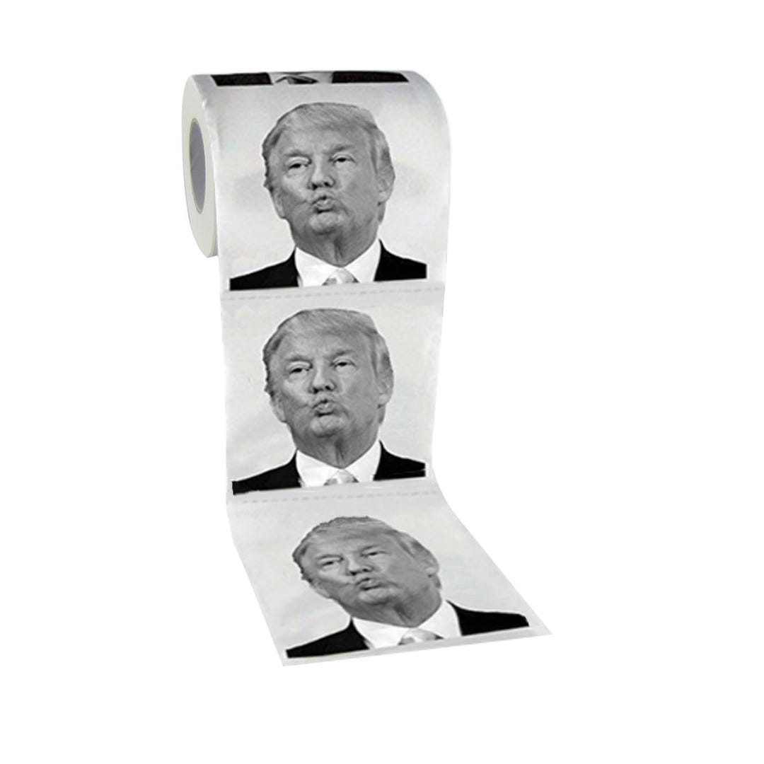 President Donald J Trump Toilet Tissue Roll TP Funny Novelty Joke POTUS ...
