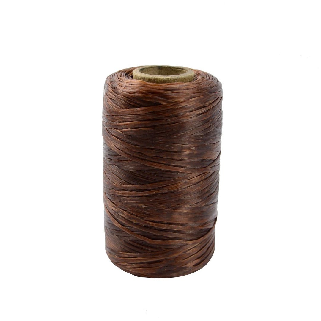 1 Single Spool Brown Sinew Waxed Beading Craft Poly Thread Artificial ...