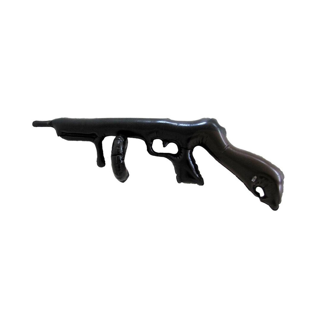 Cosplay Inflatable Fake Tommy Gun Pool Float Funny Costume Prop Blow up ...
