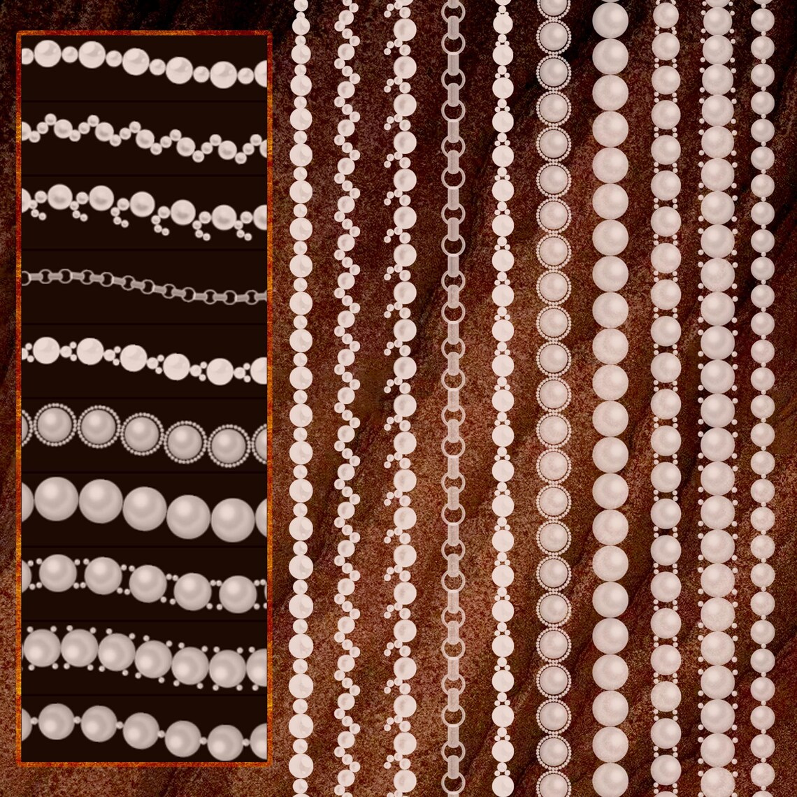 Pearl Beads Brush Set: Procreate & Photoshop (digital Download) - Etsy