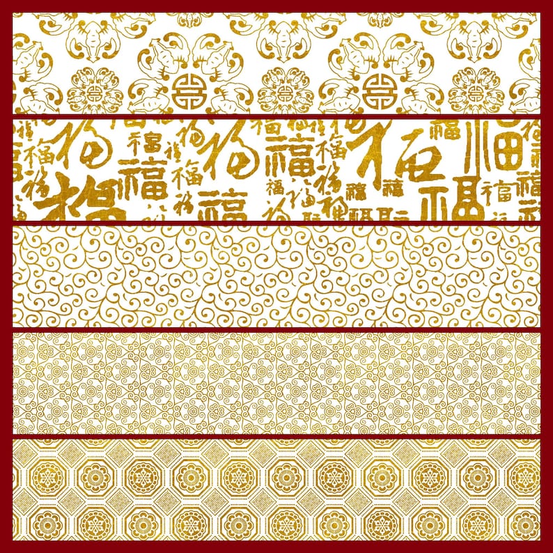 40 Ancient Chinese Pattern Brushset | Procreate & PS | Digital Download ...