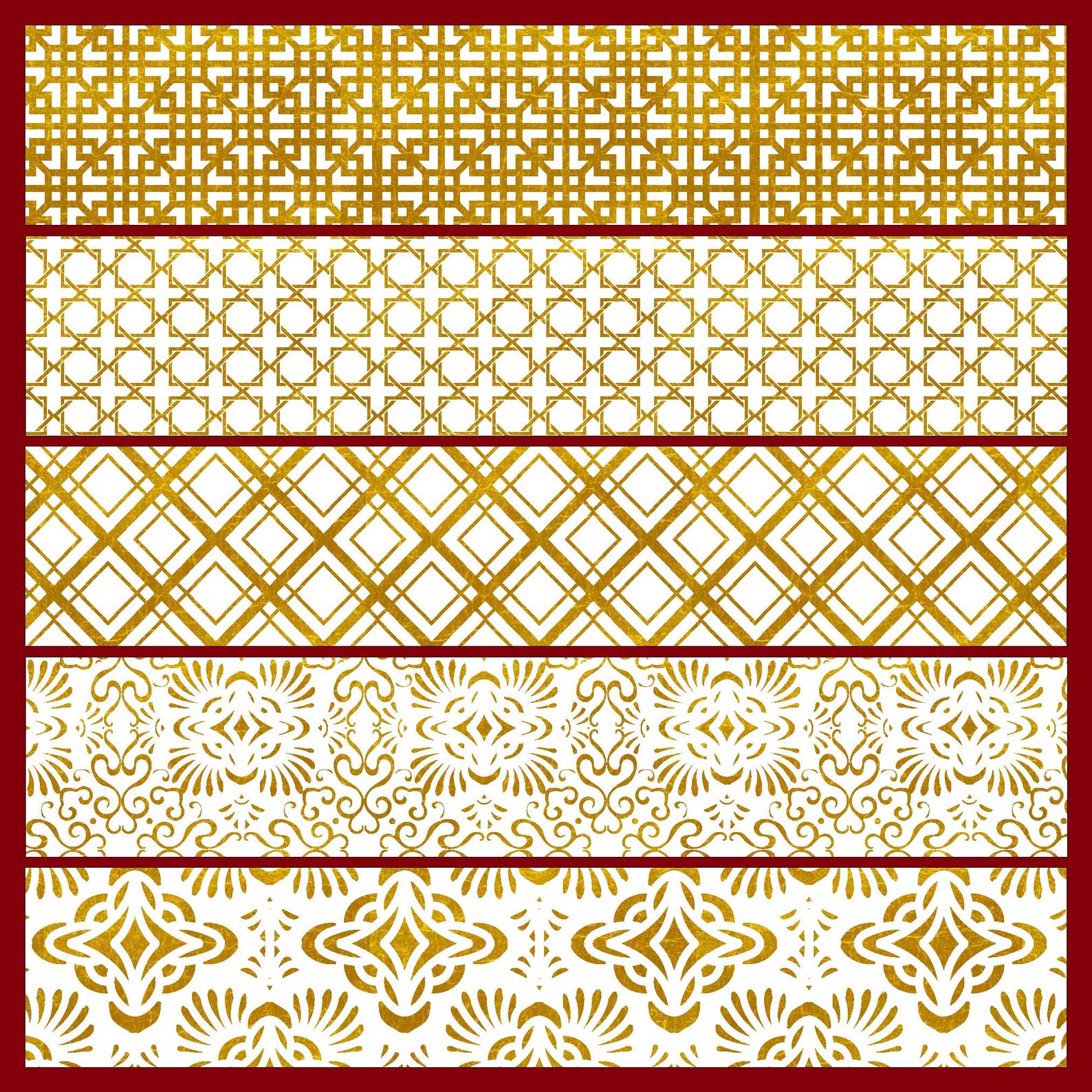 40 Ancient Chinese Pattern Brushset | Procreate & PS | Digital Download ...