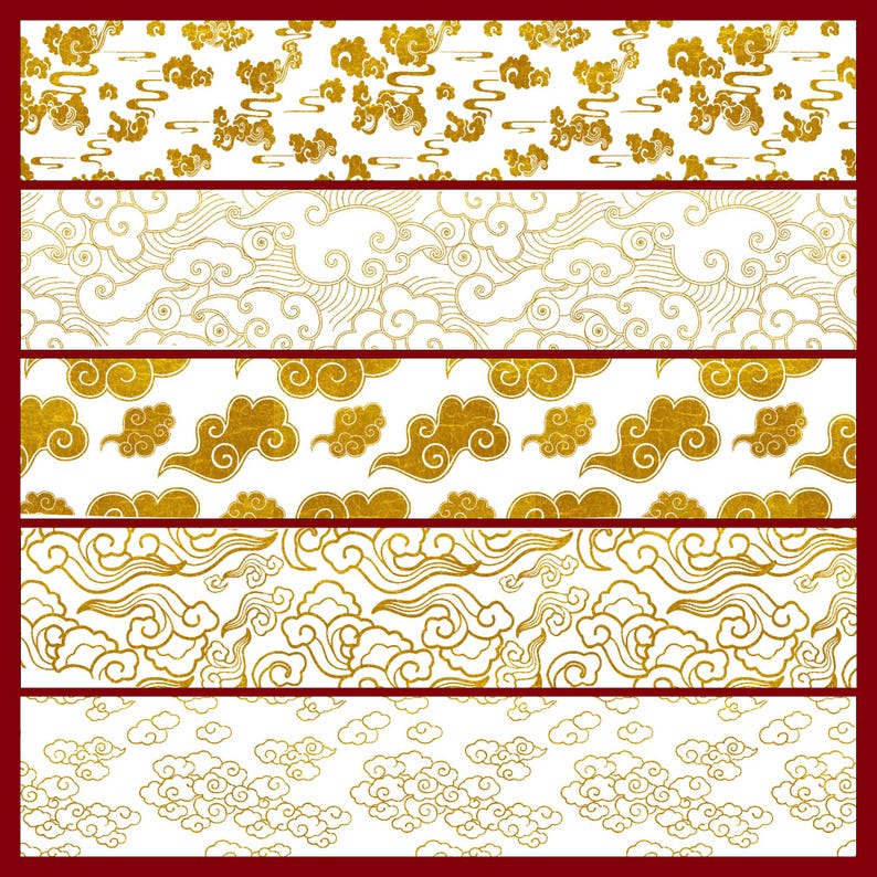 40 Ancient Chinese Pattern Brushset | Procreate & PS | Digital Download ...