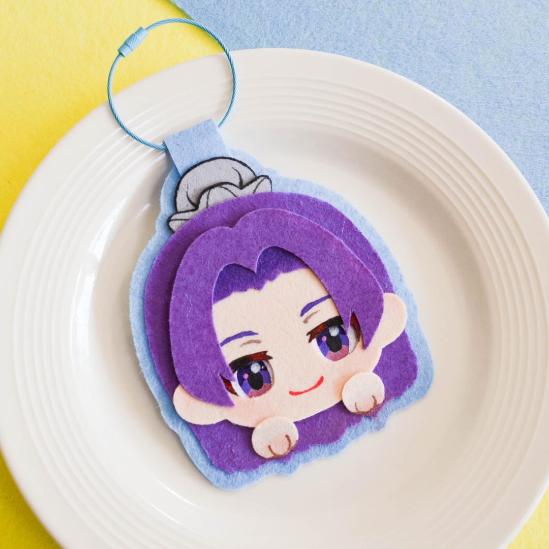 Anime Dairies Jinshi Chibi Felt Keychain | Bagcharm Hangings - Etsy