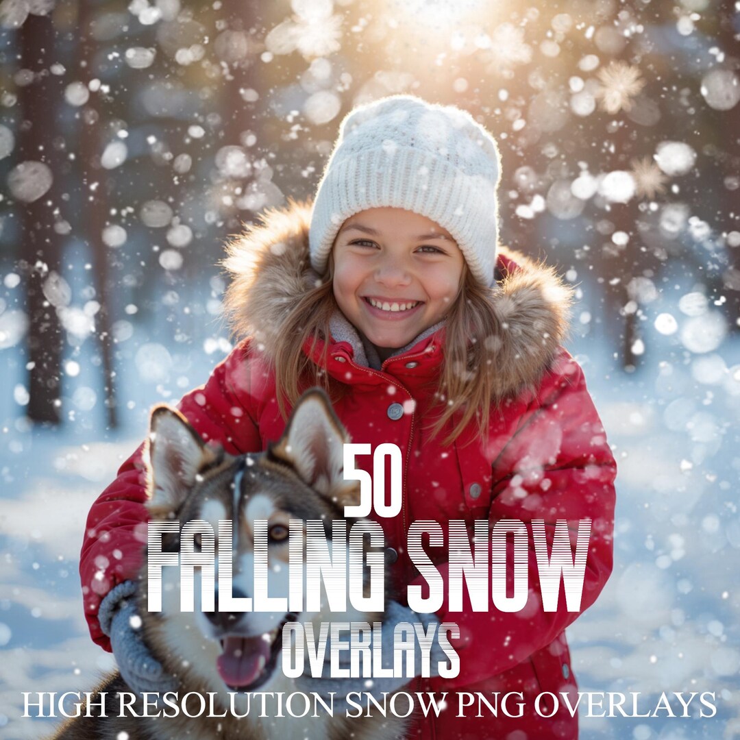 Realistic Snow Overlay PNG Falling Snow Overlay Snow Filter Overlays ...