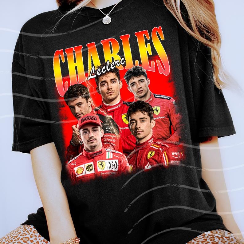 Retro Charles Leclerc PNG File, Transparent Background, Vintage Bootleg ...