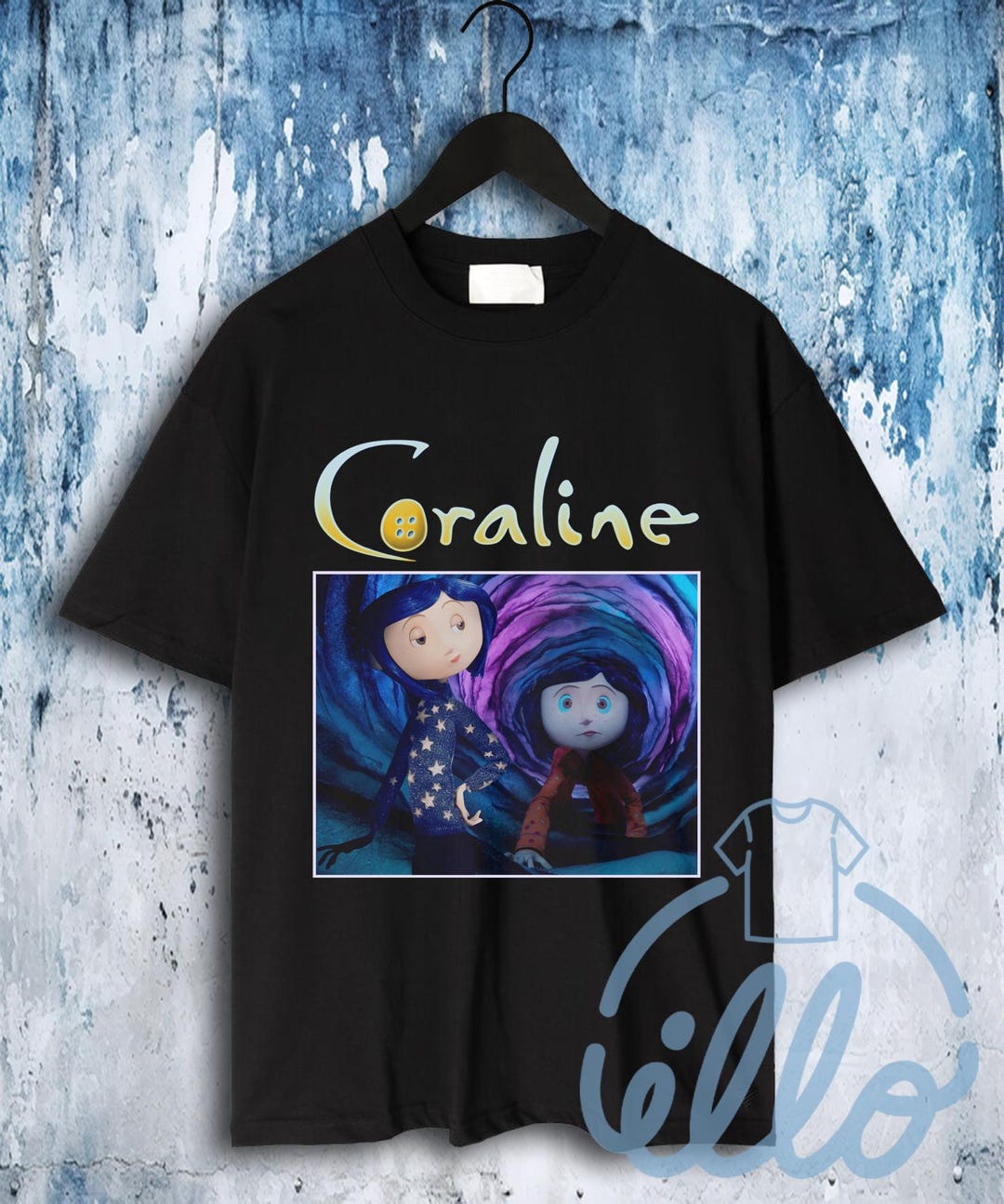 Coraline T Shirt, Horror Movie & TV Show Merch Shirt, 90s Retro Unisex ...