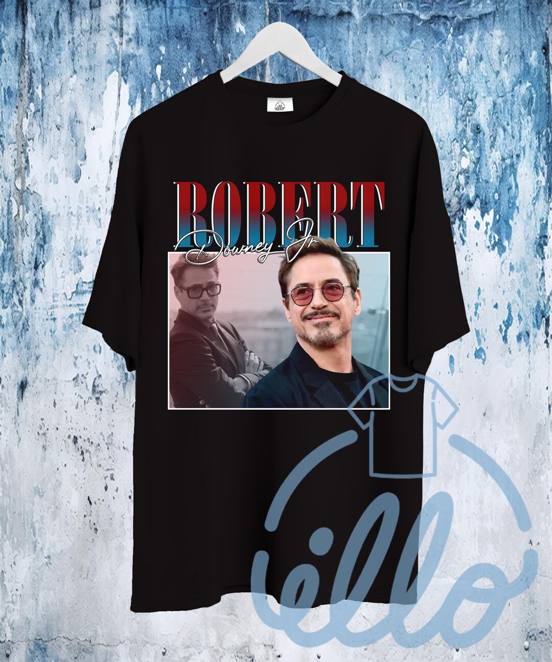 Robert Downey Jr T Shirt, Actor Movie Merch Shirt, 90s Retro Unisex T ...