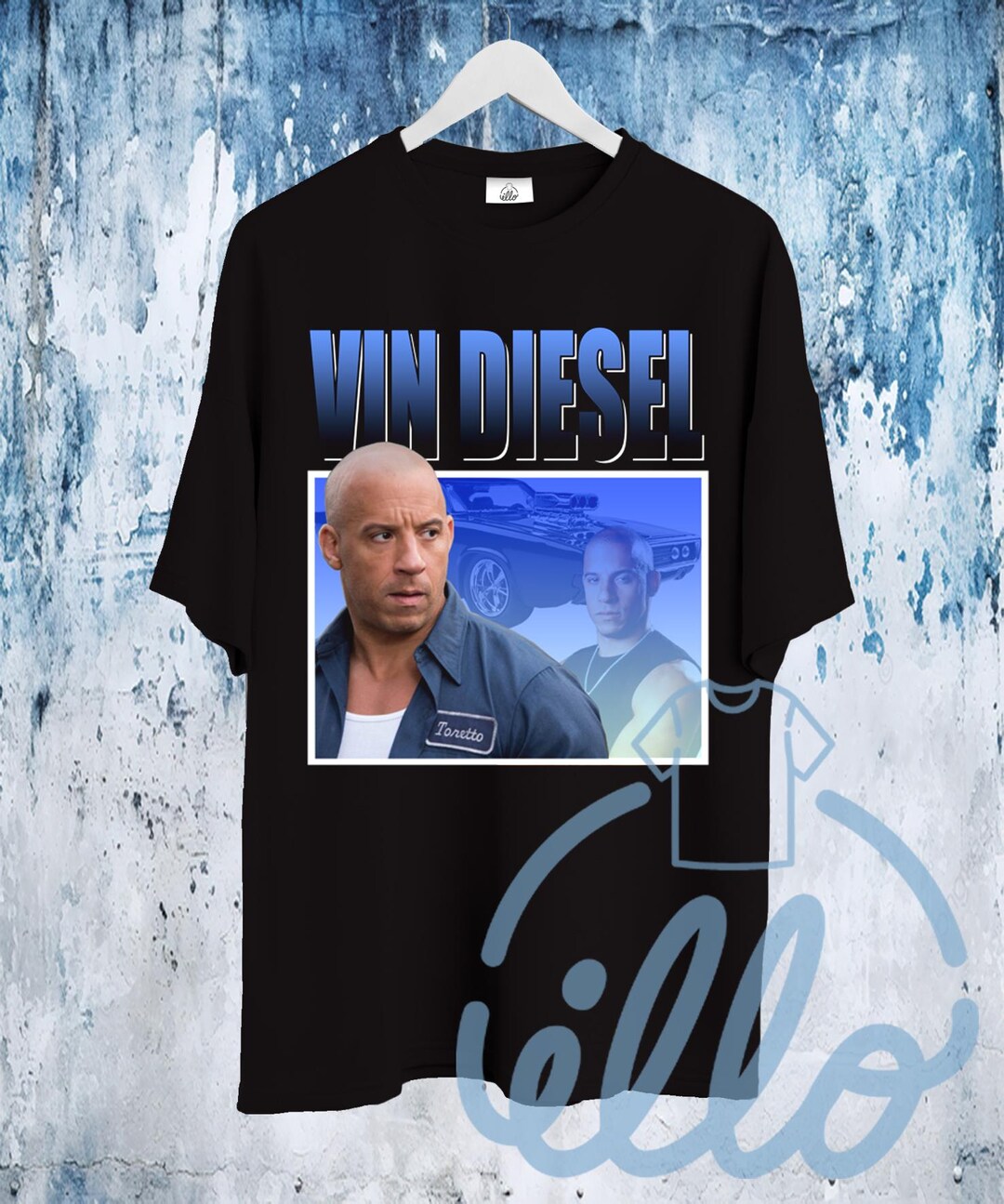Vin Diesel T Shirt, Actor Movie Merch Shirt, 90s Retro Unisex T-shirt ...