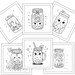Bold and Easy Coloring Book: Simple & Cute Kawaii Jar Designs for ...