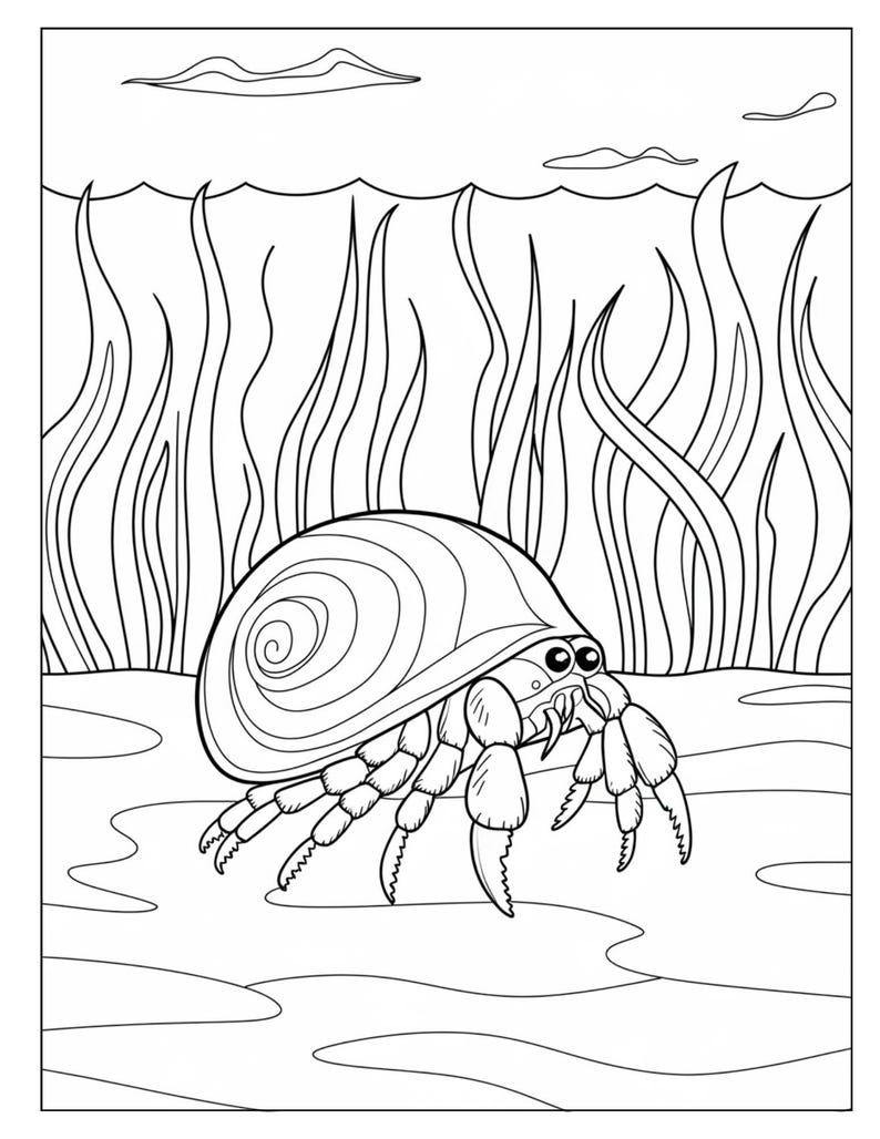 50 Amazing Sea Creature Coloring Pages - Coloring Pages for Adults and ...