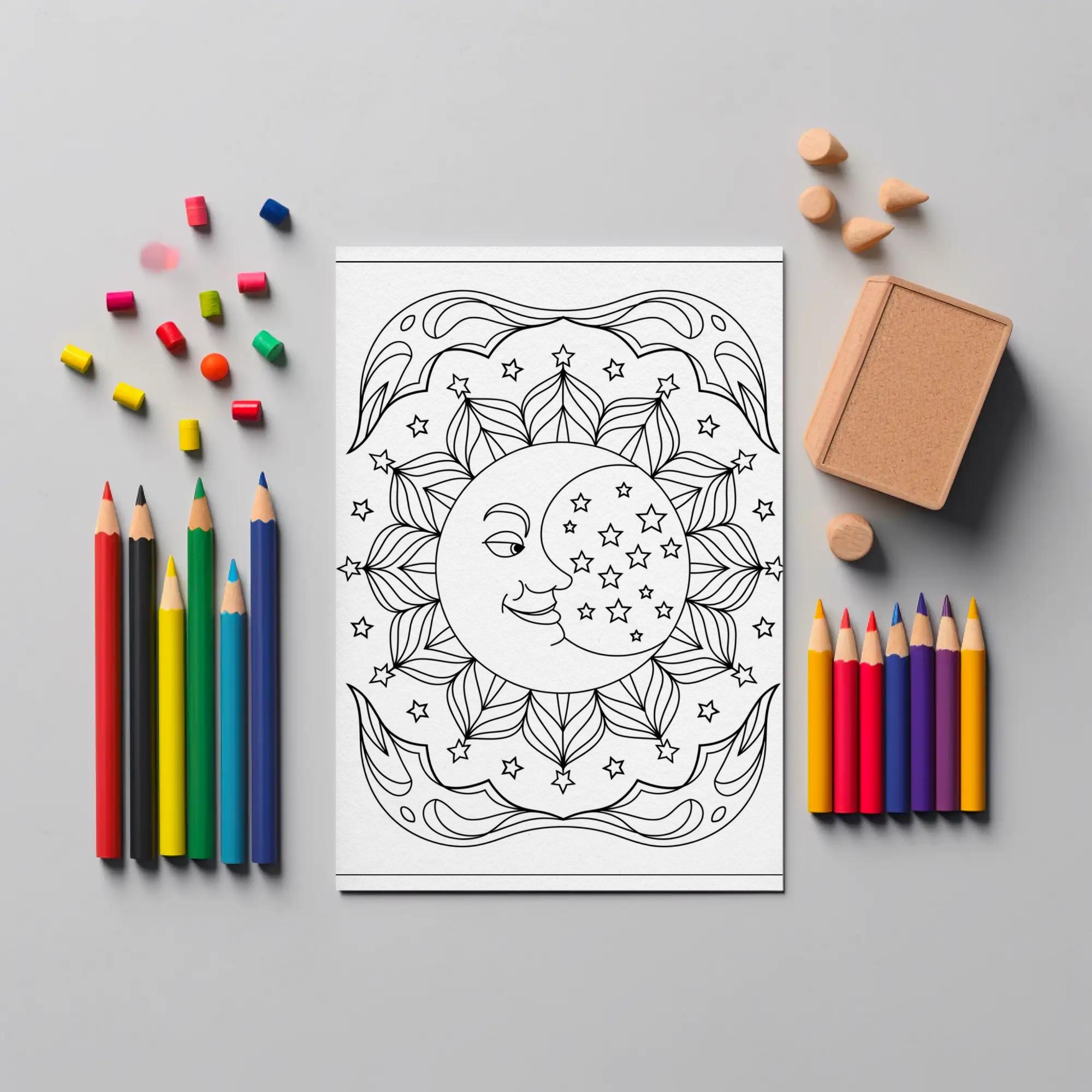 500 Coloring Pages for Adults and Kids | INSTANT DOWNLOAD | Printable ...