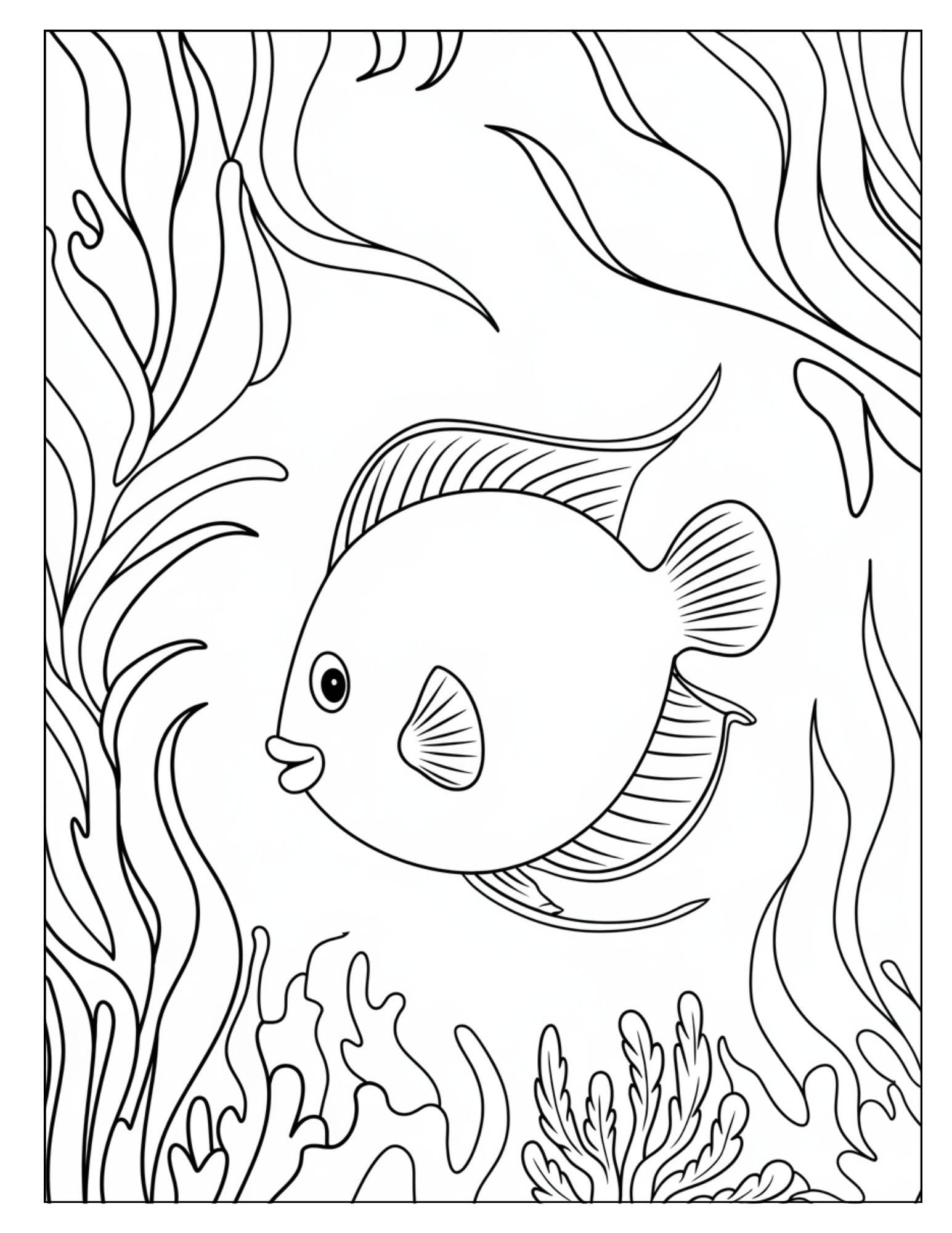 50 Amazing Sea Creature Coloring Pages - Coloring Pages for Adults and ...