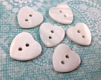 Star Shape MOP Buttons Mother of Pearl Shell Buttons 15mm Set of 6 ...