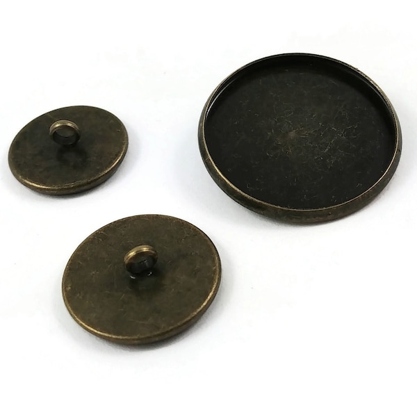 Button Bezels - Etsy