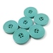 25mm White Buttons, 6 Wooden Sewing Buttons, 1 Inch Wood Knitting ...