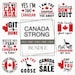 Canada Strong SVG Bundle, Cutting File, PNG for Printing, Instant ...