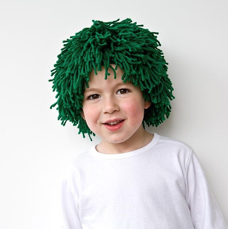 Green Wig PDF Sewing Pattern, St Patricks Day Costume DIY, Adult and ...
