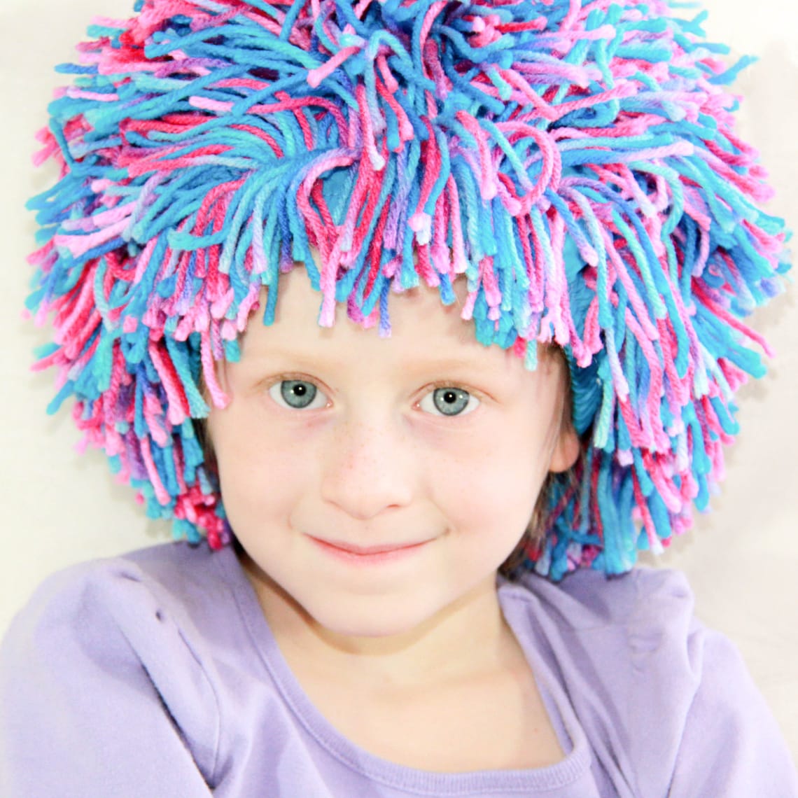 DIY Yarn Wig Sewing Pattern Halloween Costume Wig Tutorial - Etsy
