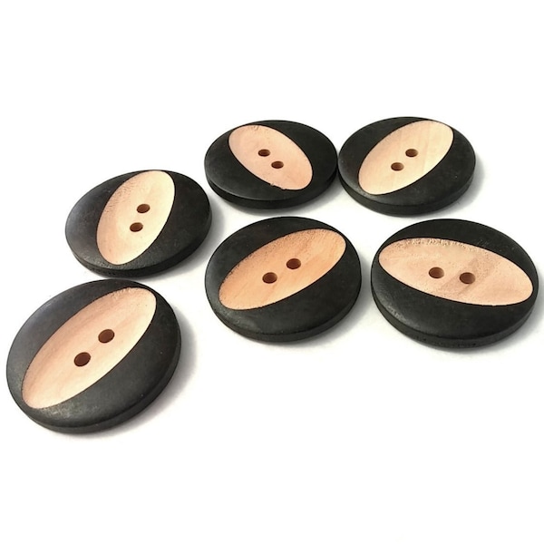 Wood Buttons - Etsy