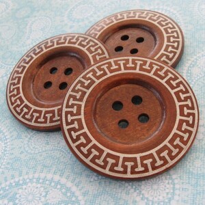 3 Extra Large Wooden Buttons 60mm Sewing Buttons Big Buttons - Etsy Canada