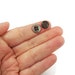 Grey Mother of Pearl Buttons, Natural Black Lip Shell Sewing Buttons, 4 ...