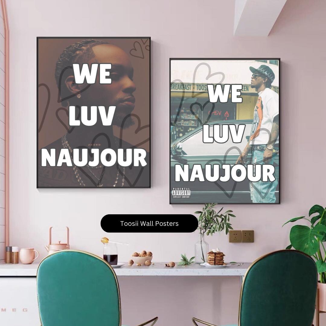 Toosii Wall Art Album Poster, Naujour Album Poster, Toosii Digital Wall ...